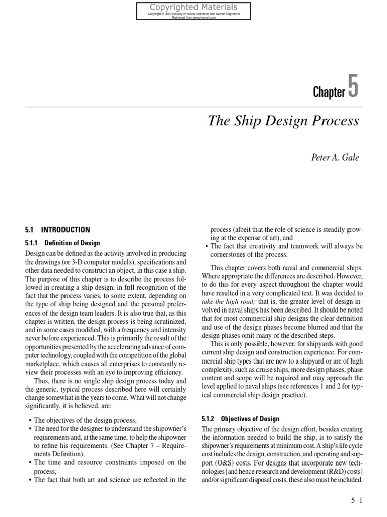 Ship Design Process Overview | PDF | Ships | Naval Architecture