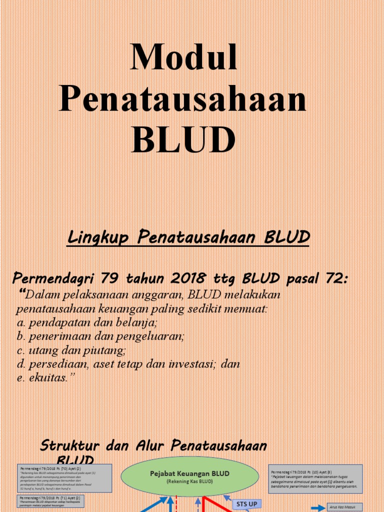 2 - Modul Penatausahaan BLUD | PDF