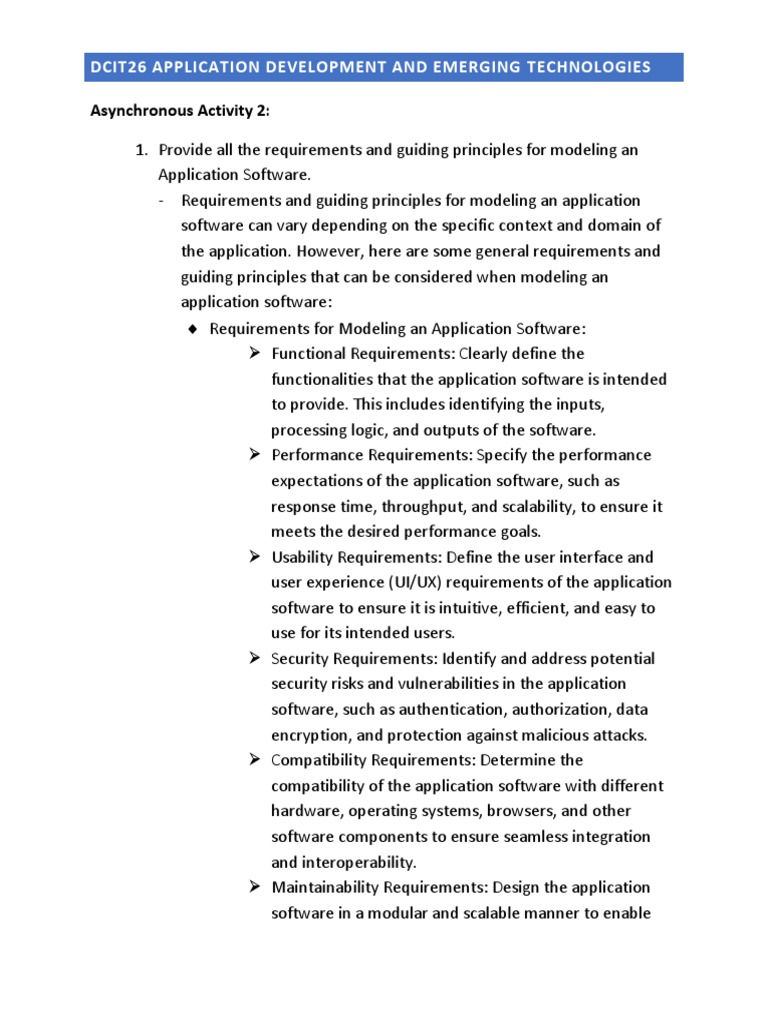DCIT26 Activity 2 | PDF | Use Case | Software Development