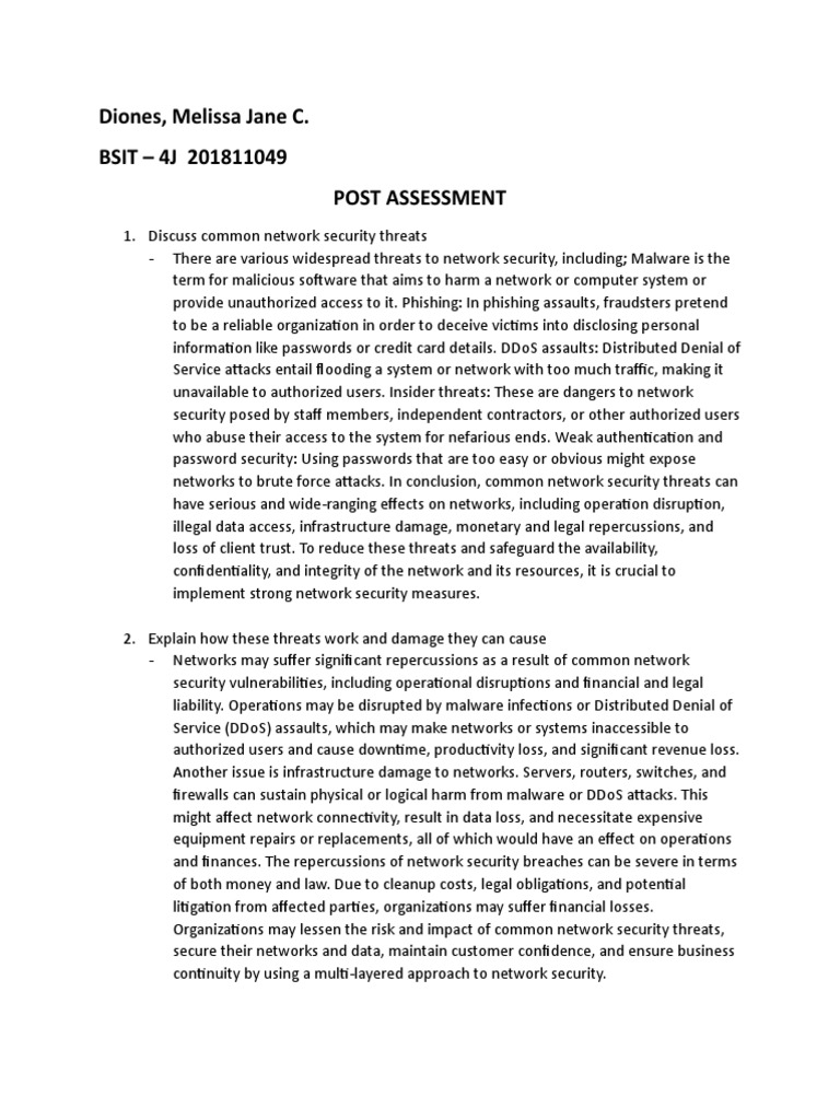 DionesMelissaJane IT4J Ms - Toni | PDF | Security | Computer Security