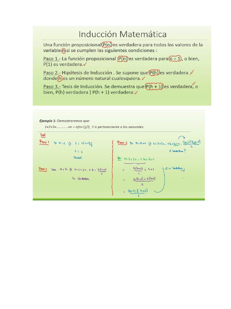 Inducción Matemática | PDF