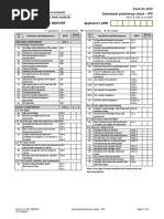 Instrument Rating Proficiency Check Checklist Form 61 1512 | PDF ...