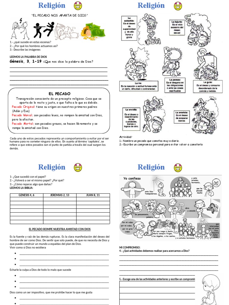 El Pecado Nos Aparta De Dios Pdf Pecado Dios