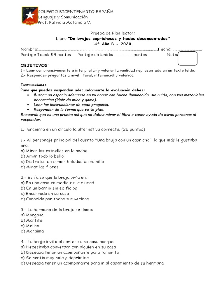 Prueba Libro de Brujas ... y Hadas | PDF