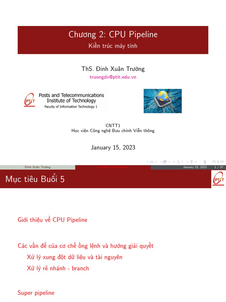 Chapter2.3 CPU Pipeline | PDF