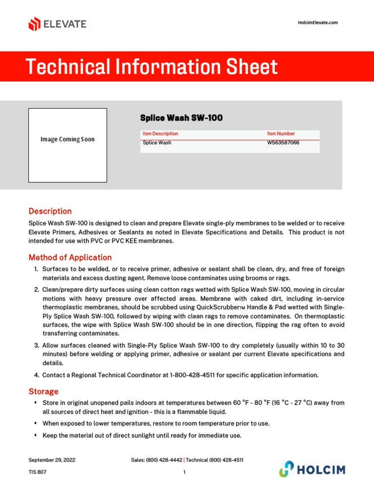 Splice Wash | PDF | Adhesive | Welding