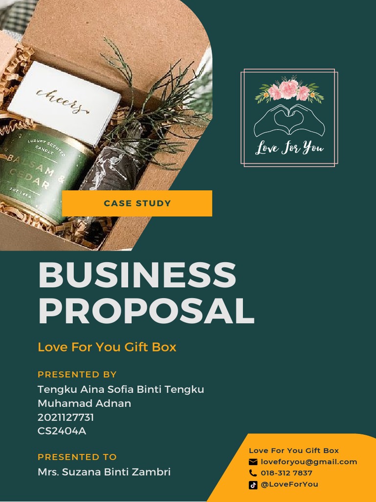 Love For You Gift Box Proposal | PDF | Social Media | Popular Culture ...