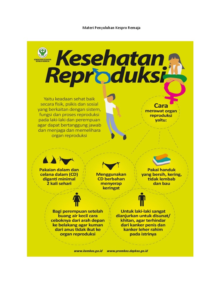 Materi Penyuluhan Kespro Remaja | PDF