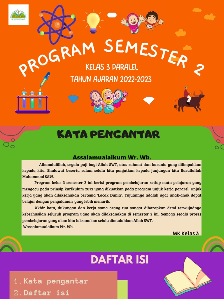 Prosem Kelas 3 Sem 2 | PDF