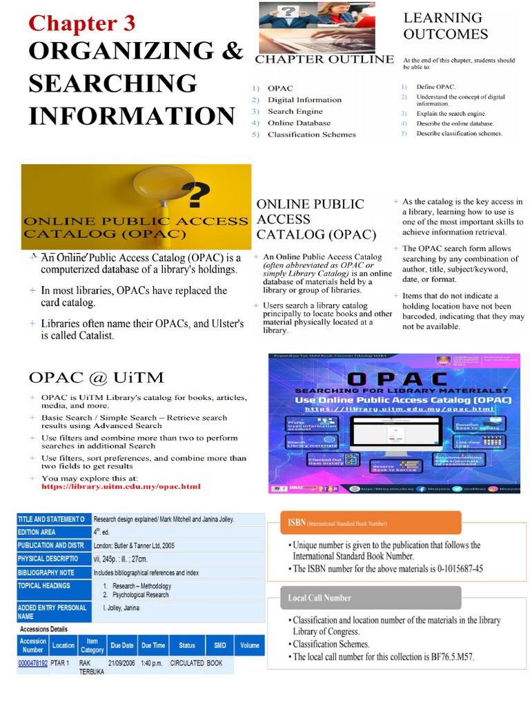 obm101 chapter 3 | PDF