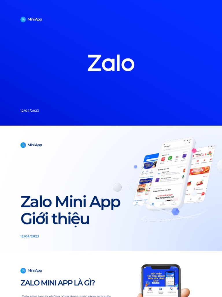 Giới thiệu Zalo Mini App | PDF