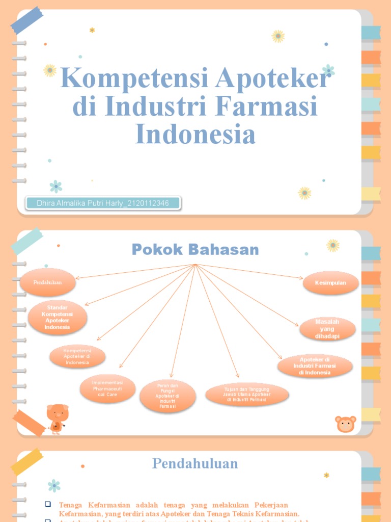Kompetensi Apoteker Di Industri Farmasi Indonesia Pdf