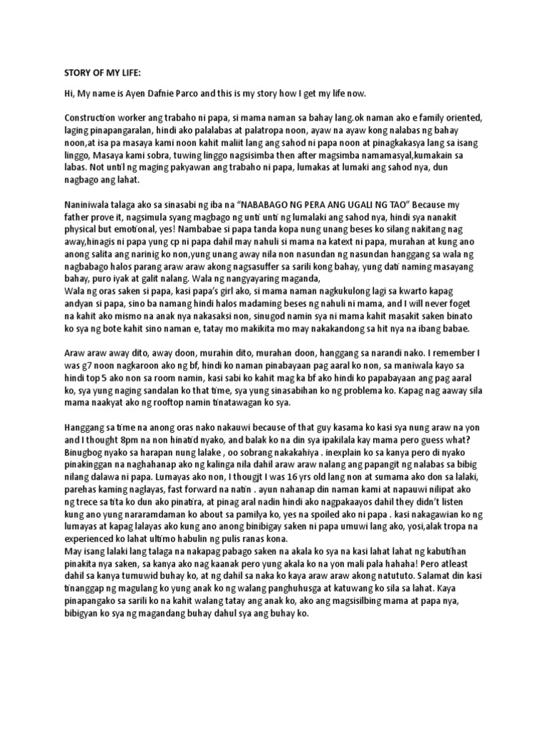 Story of My Life | PDF