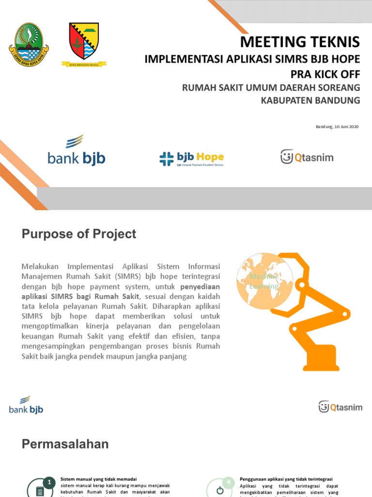 RSUDSoreang-Meeting Teknis Pra Kickoff | PDF
