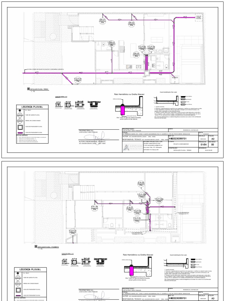 03 Projeto Pluvial Luciano Lote 346 Pdf Tecnologia De Construção