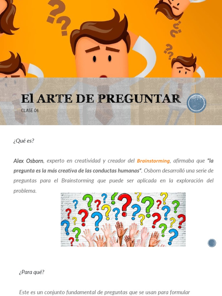 11 - El Arte de Preguntar | PDF | Creatividad | Sicología