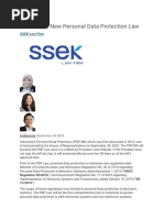 Law No 27 of 2022 On Personal Data Protection | PDF | Information Privacy | Risk