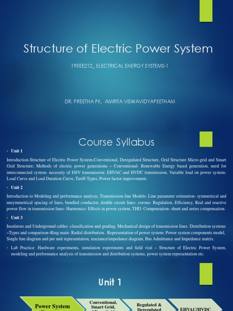 Electric Power System Structure Guide | PDF | Electric Power Transmission | Electrical Grid