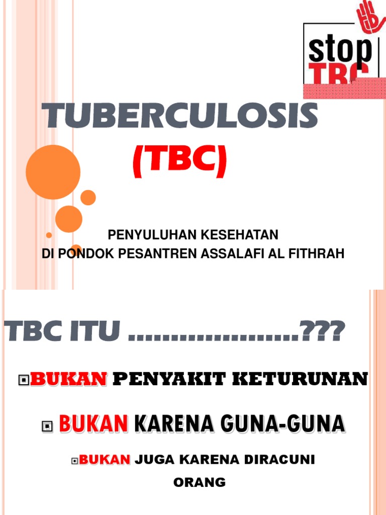 Materi Penyuluhan TBC | PDF
