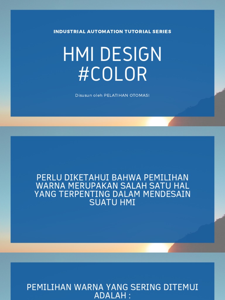 Panduan Pemilihan Warna HMI Efektif | PDF