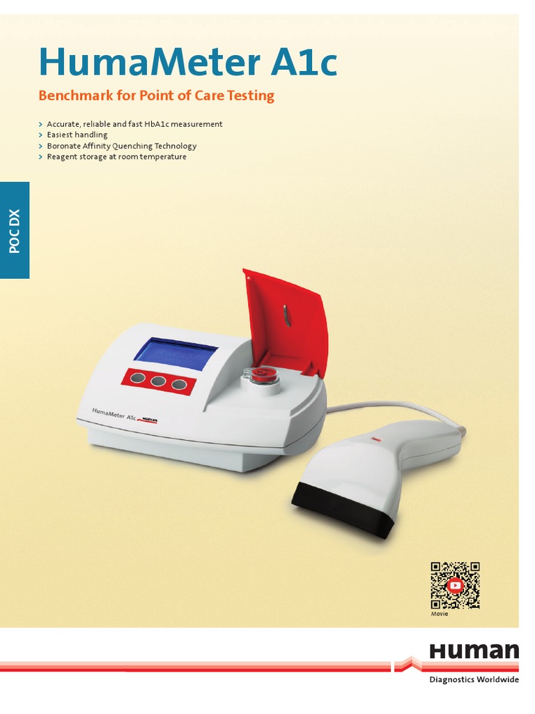 981196 flyer _humameter_a1c_en | PDF | Glycated Hemoglobin | Biotechnology
