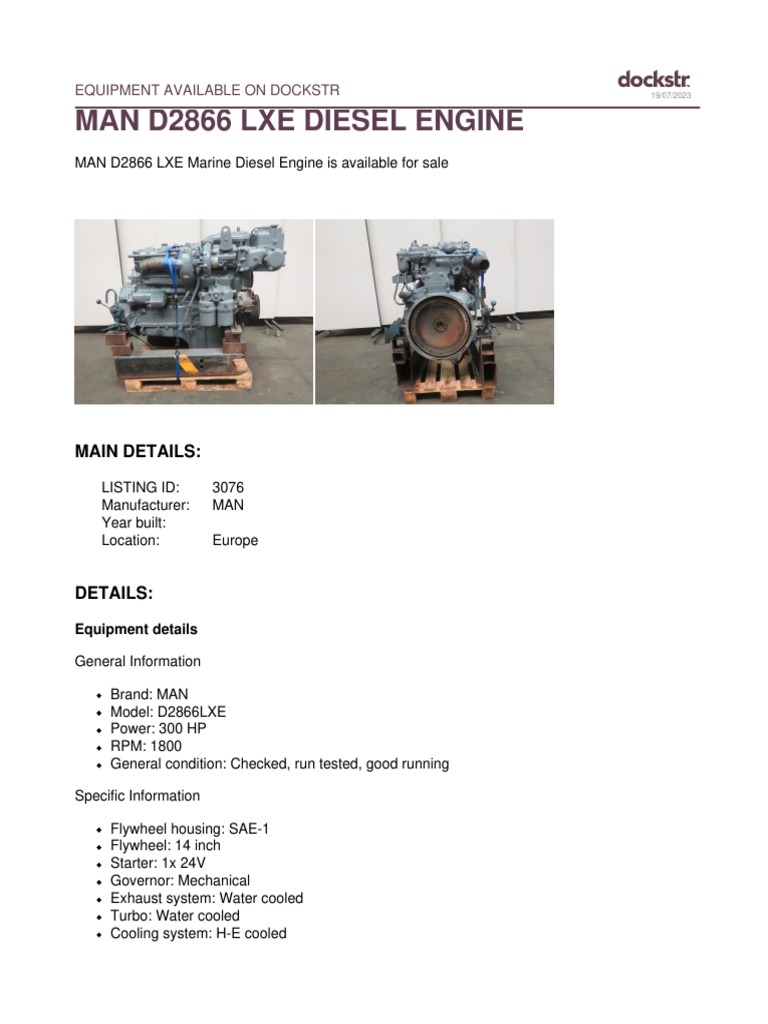 3076-Man-D2866-Lxe-Diesel-Engine-2023.07.19 - 5 - 32 - 03 | PDF