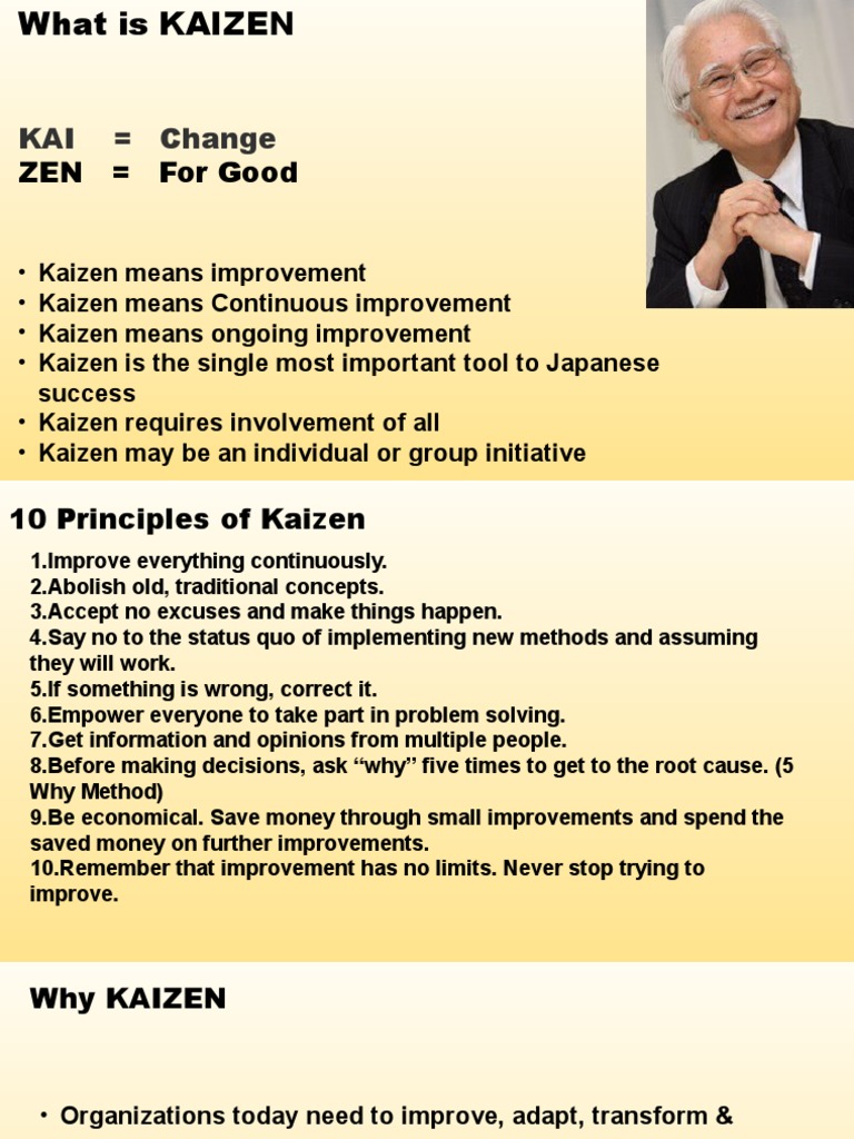 10 Principles of Kaizen Explained | PDF | Career & Growth | Business