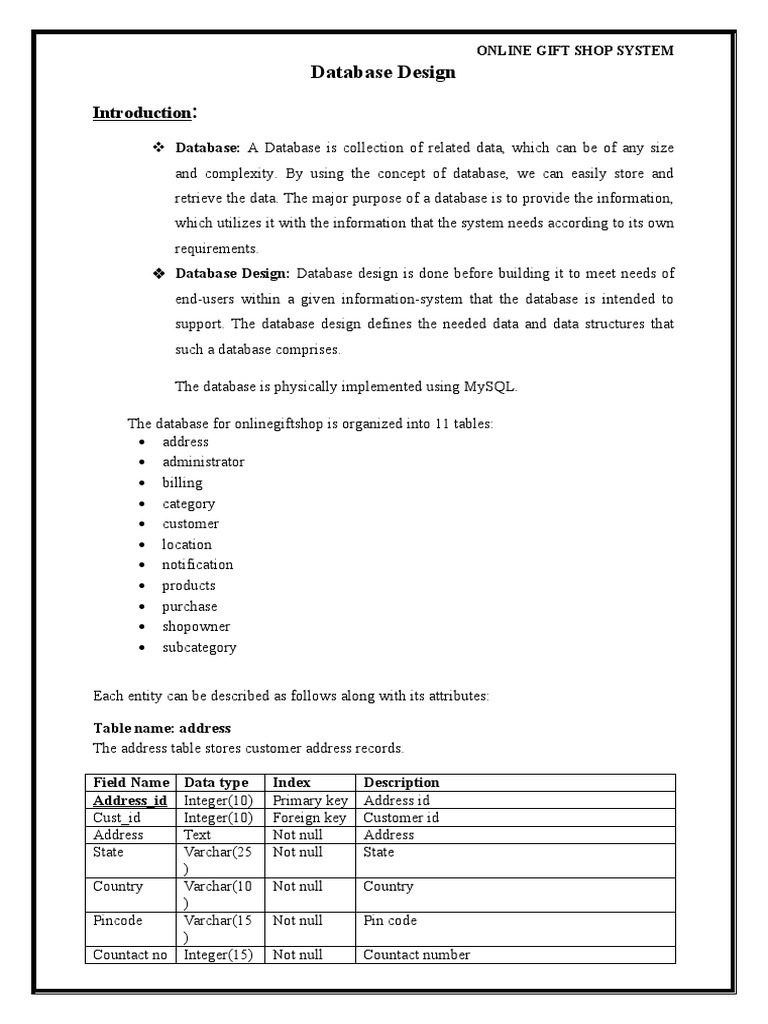 Database Design | PDF | Databases | Data