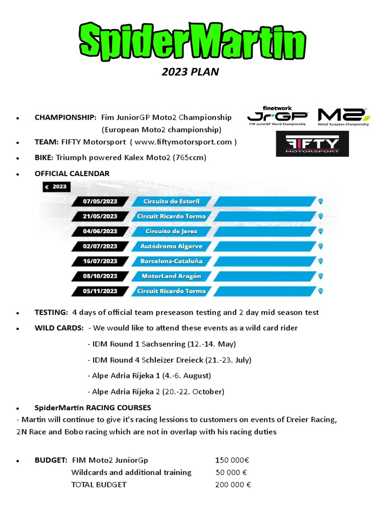 Plan 2023 | PDF | Sports & Recreation