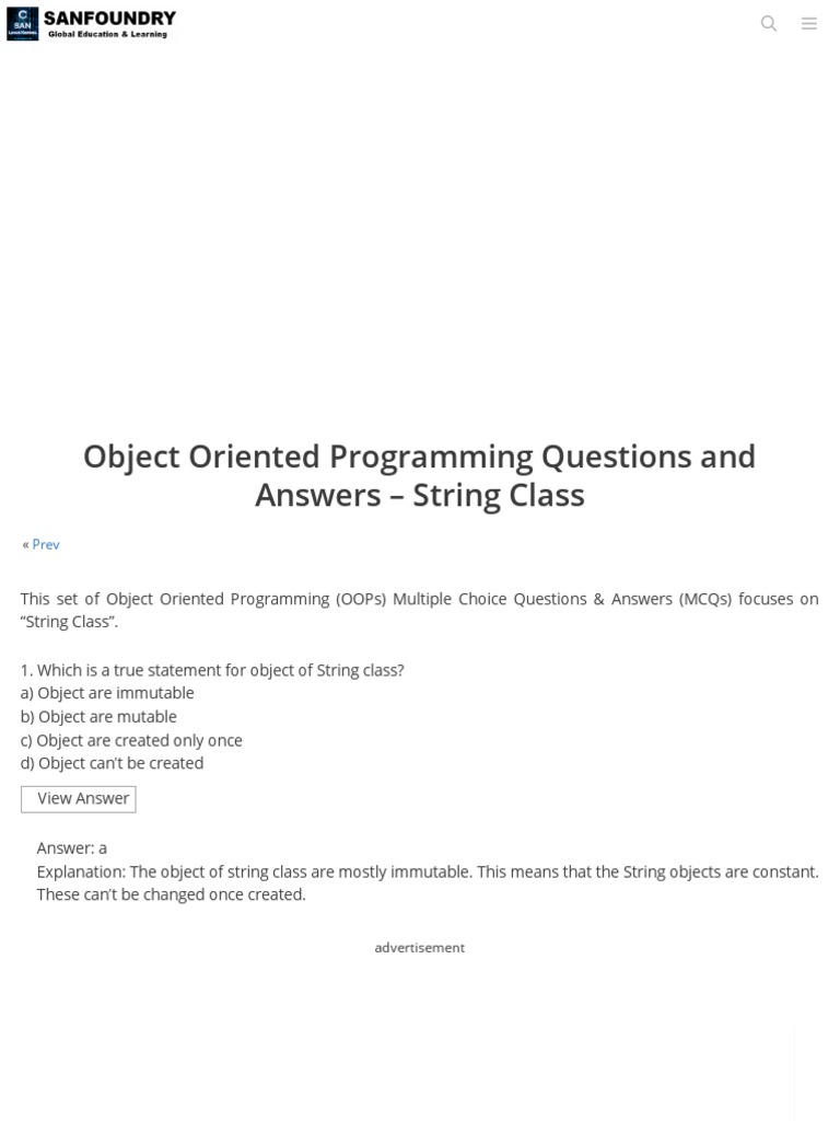 String Class | PDF | String (Computer Science) | Parameter (Computer Programming)
