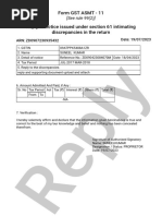 Form GST Asmt - 11: WWW - Taxguru.in | PDF
