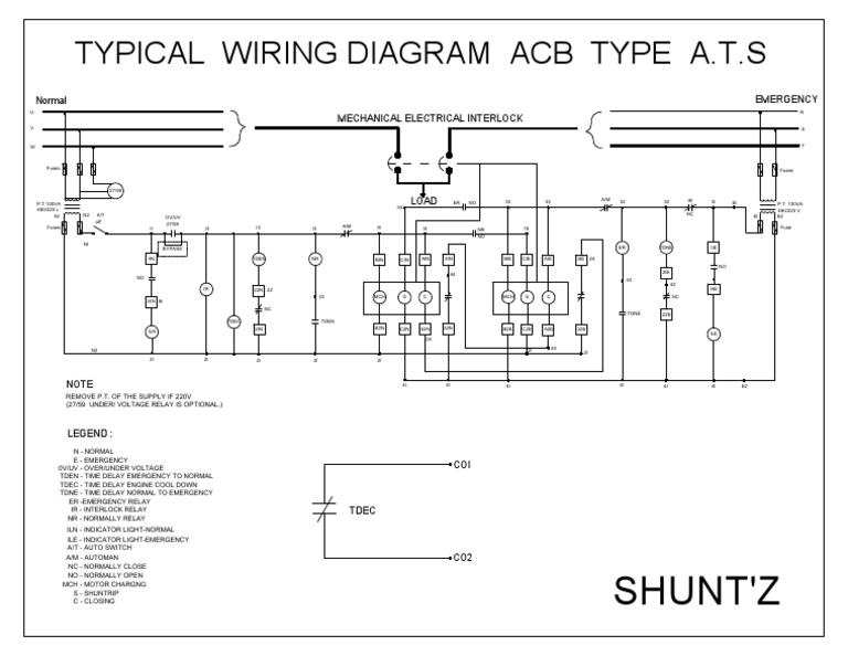 Ats Acb 3 Pole Diagram Shuntz Big | PDF | Materials Science | Design