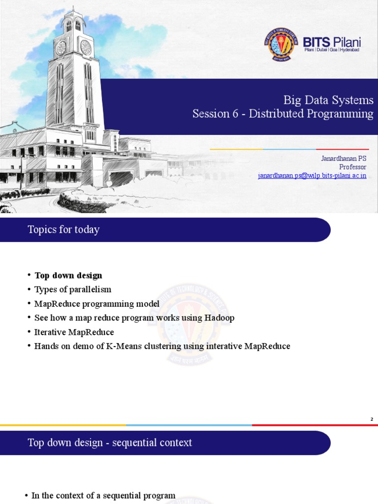 BDS Session 6 | PDF | Map Reduce | Apache Hadoop