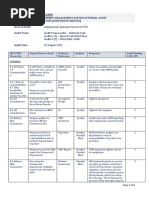 Internal Audit Opening Meeting Template | PDF | Business