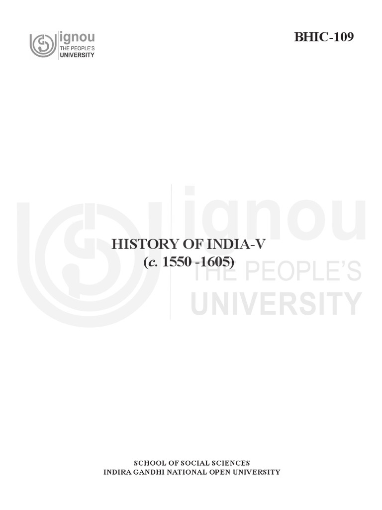 History of India (c.1550-1605) | PDF | Mughal Empire | Persian Language
