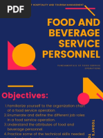 F - B Dept. Hierarchy - Duties - Responsibilities | PDF | Waiting Staff ...