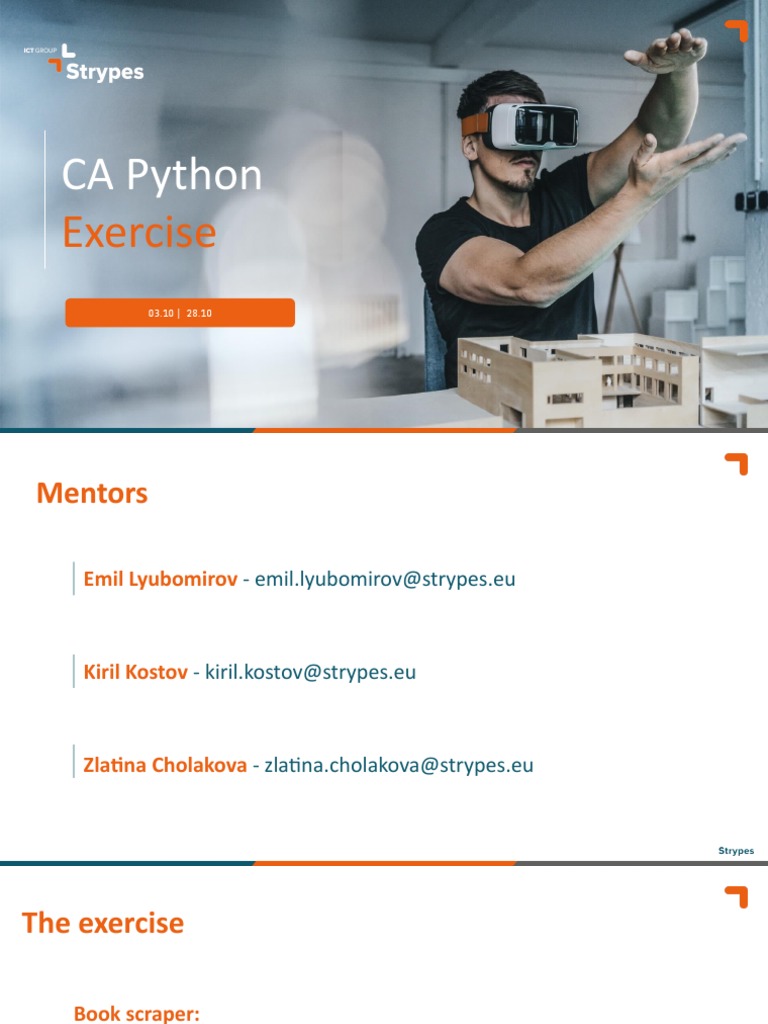 CA Python Exercise | Download Free PDF | Python (Programming Language) | Data