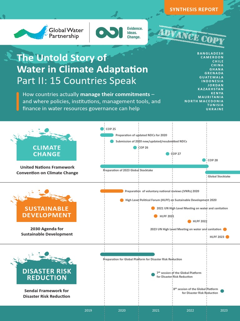 Water's Role in Climate Adaptation Insights | PDF | Climate Resilience ...