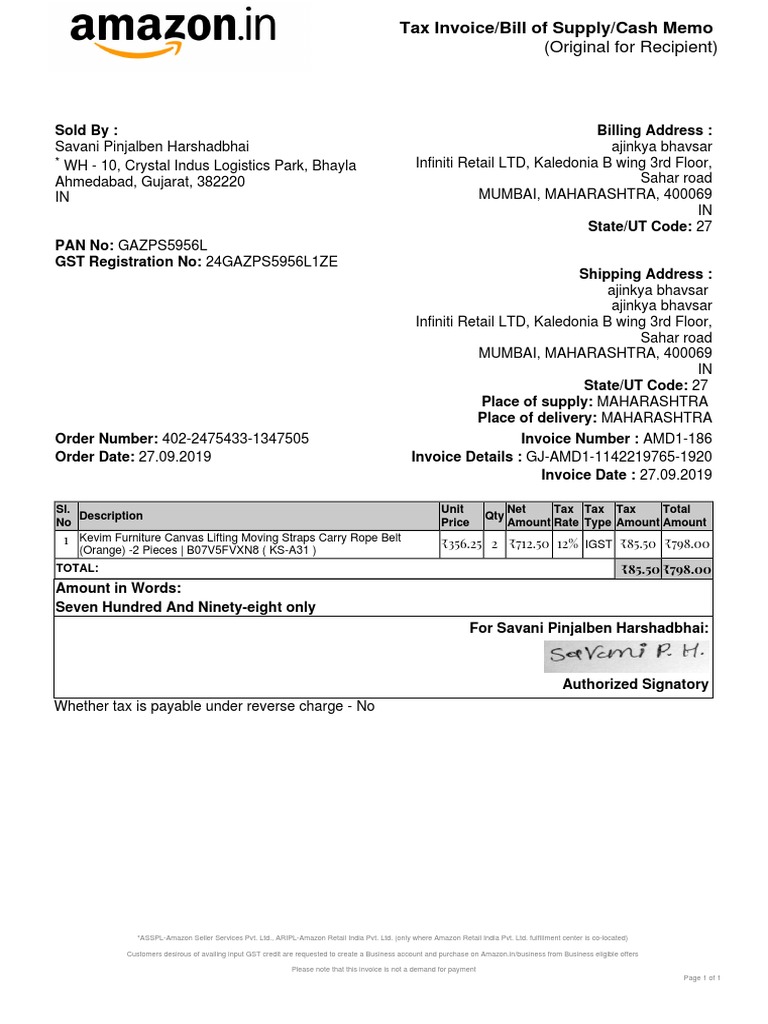 Invoice Daily | PDF | Invoice | Taxation