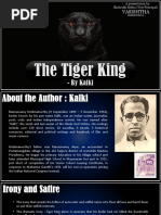 Satirical Tale of The Tiger King | PDF | Kalki Krishnamurthy