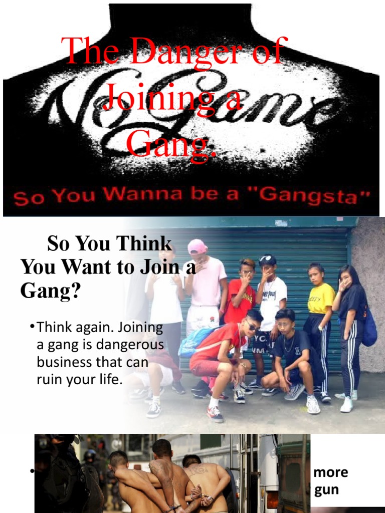The Danger of Joining A Gang Group | PDF | Gang | Violence