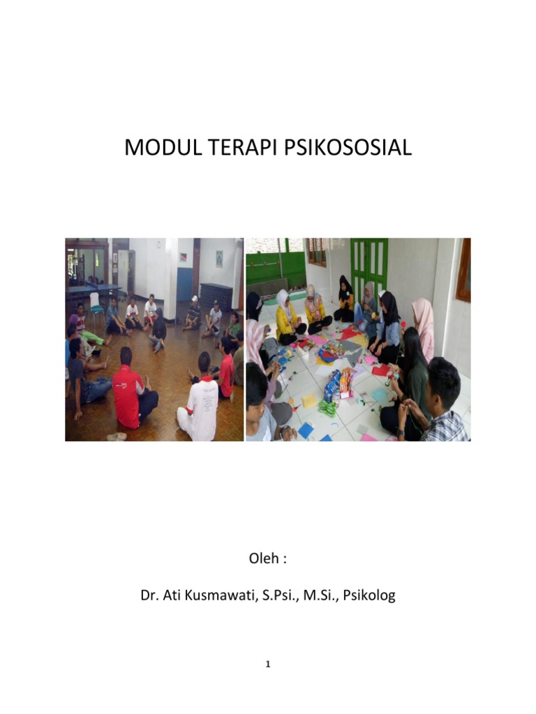 Modul Terapi Psikososial 1 | PDF
