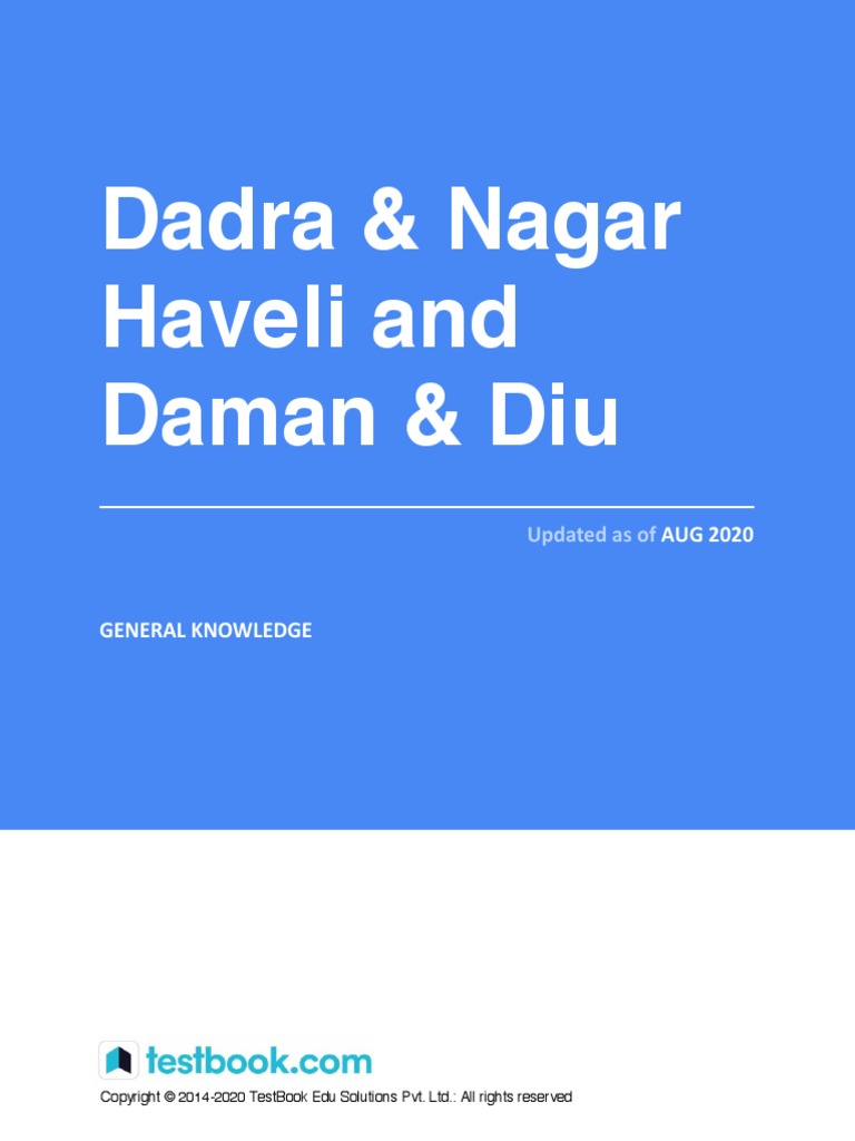 Dadra and Nagar Haveli and Daman and Diu - State GK | PDF | Social ...