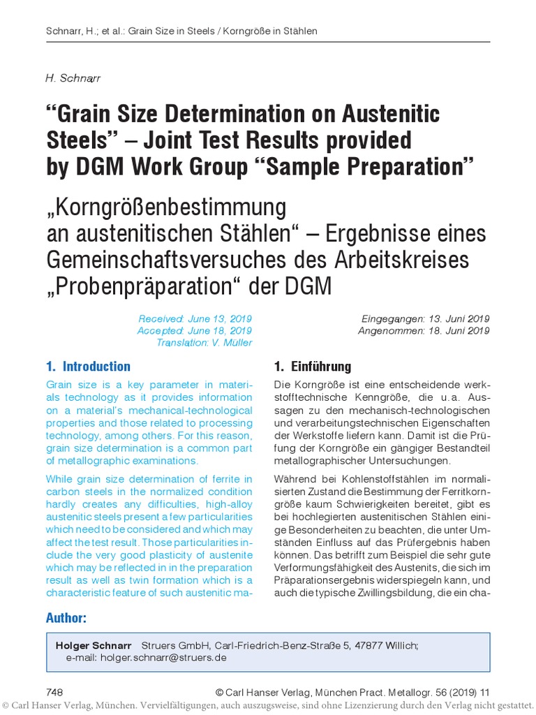 Grain Size Determination Pdf