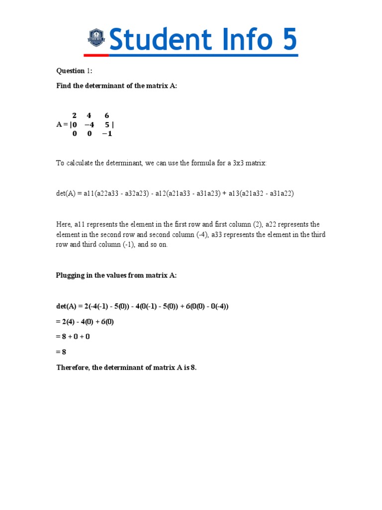 Mth100 Assignment 1 2023 100 Right Solution by Muhammad Zaman | PDF