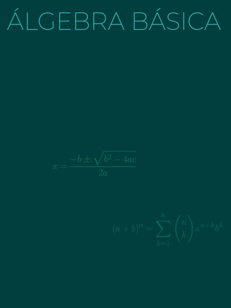ALGEBRA_BASICA | PDF