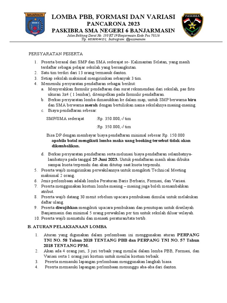 Undangan Lomba Fix-1 | PDF