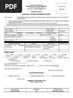 Application For Employment: Public Service of Namibia | PDF
