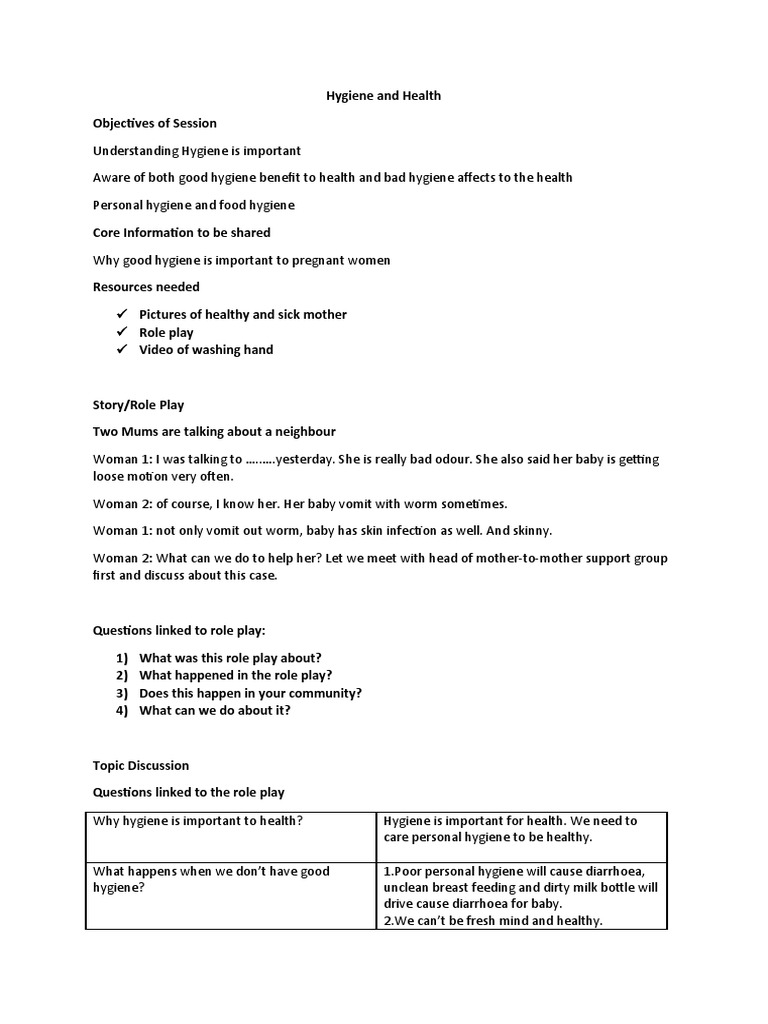 Hygiene and Health | PDF | Hygiene | Hand Washing