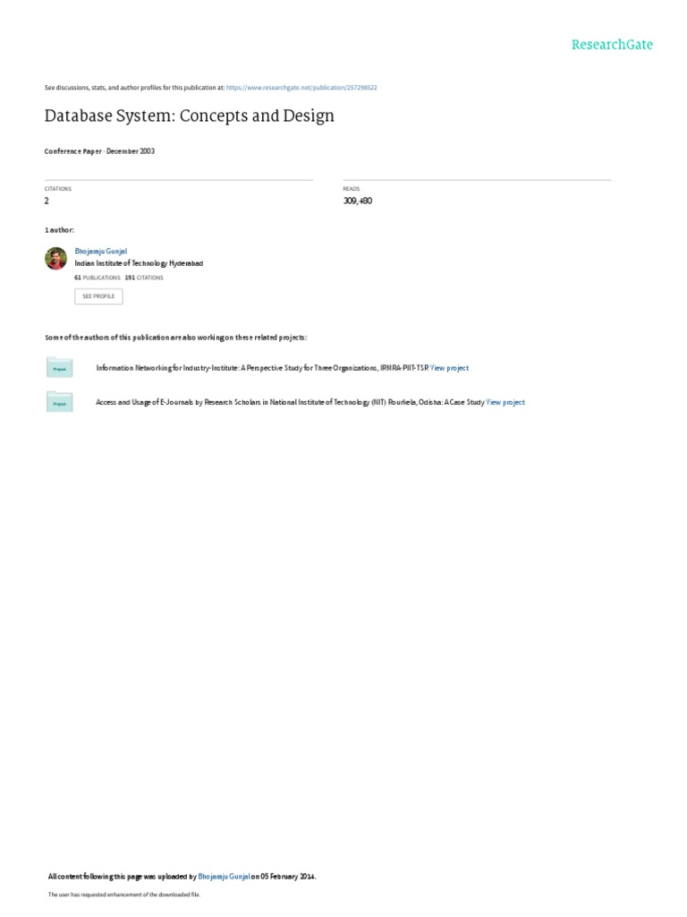 DatabaseSystem Final | PDF | Databases | Conceptual Model